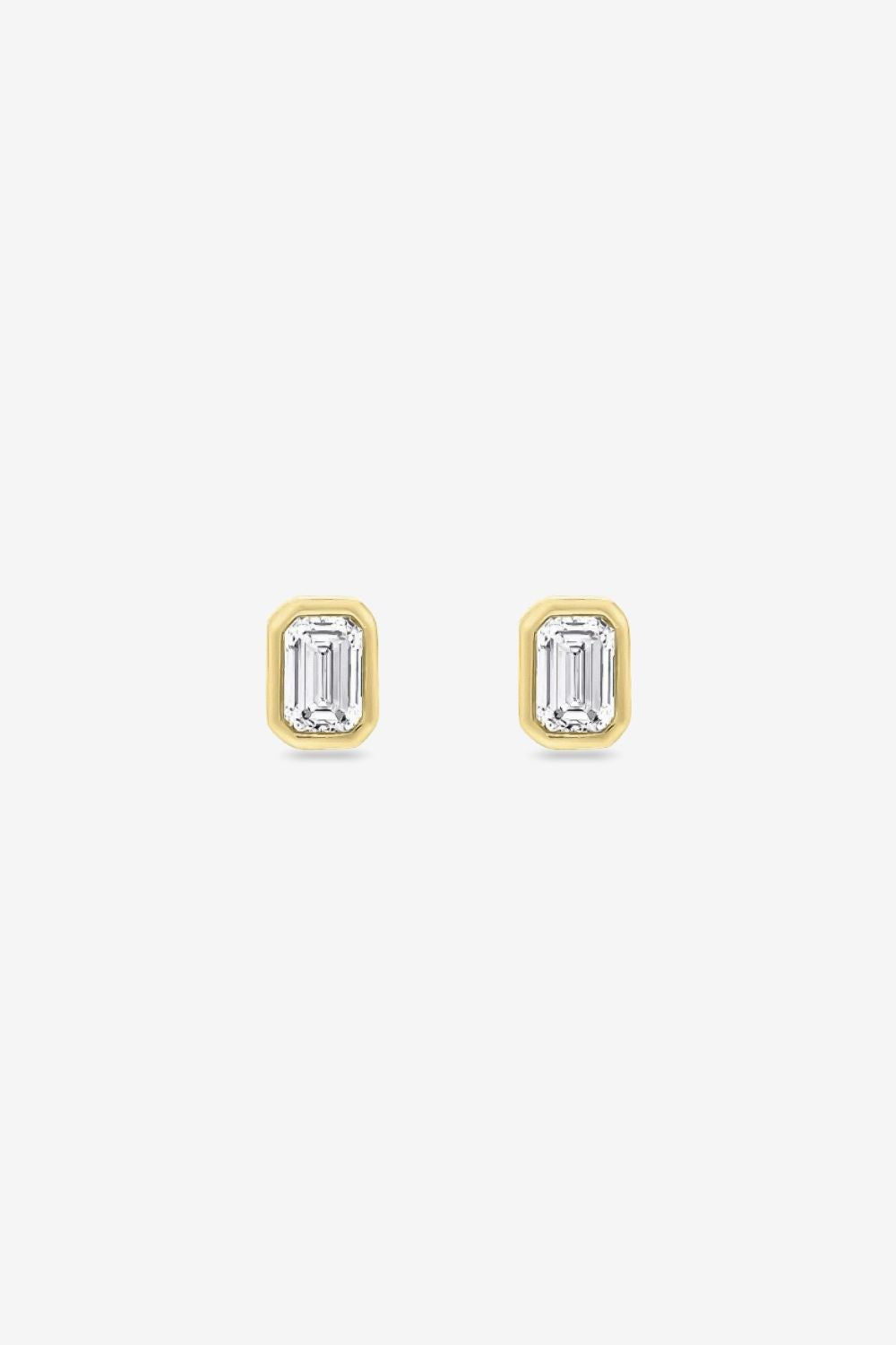 Aven - Emerald Diamond Bezel Studs – Greg Neill & Son Fine Jewellers